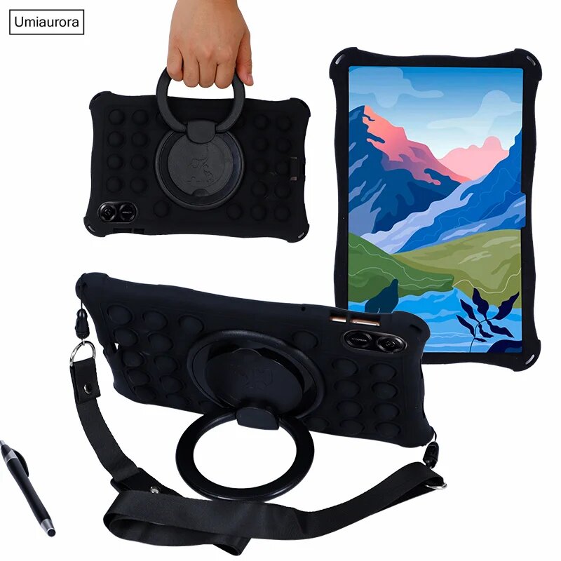 Чехол-футляр Umiaurora для планшета Huawei MatePad SE 10.4 из силикона Magic Pad2 12.3 inch, Black