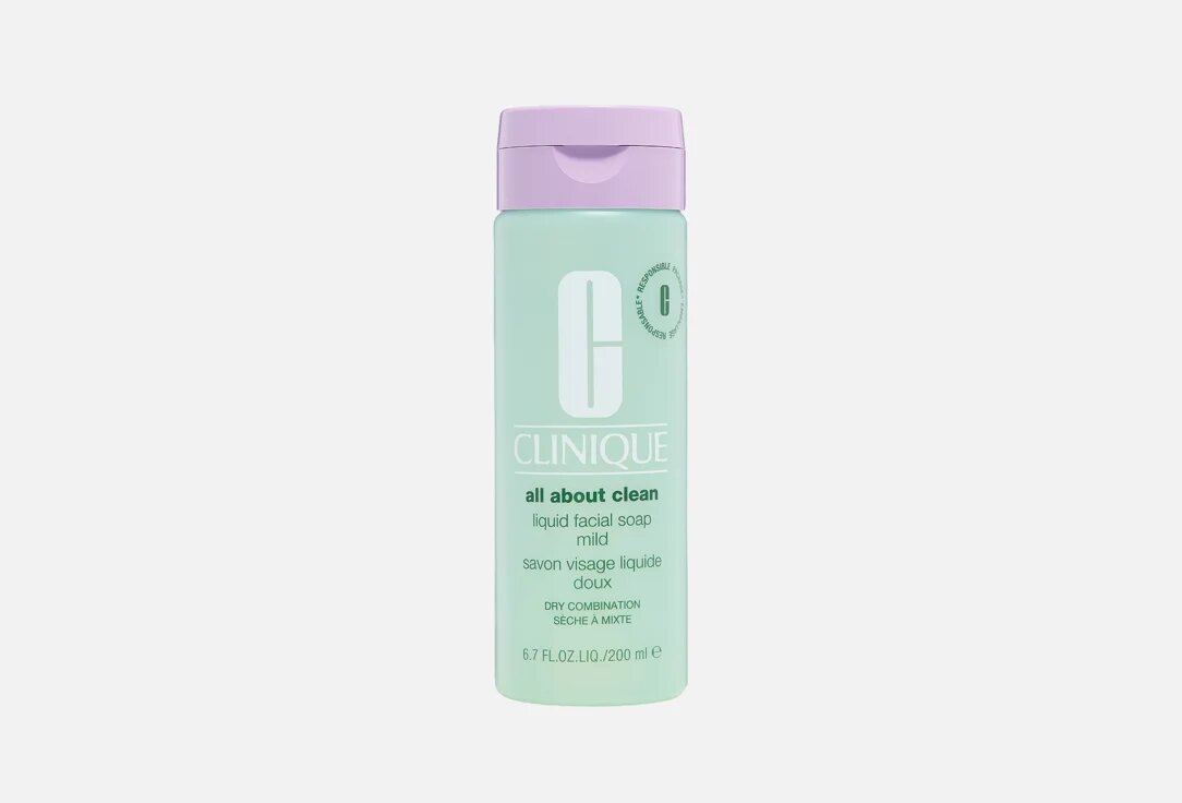 Clinique Liquid Facial Soap Mild Мягкое жидкое мыло для лица 200 мл
