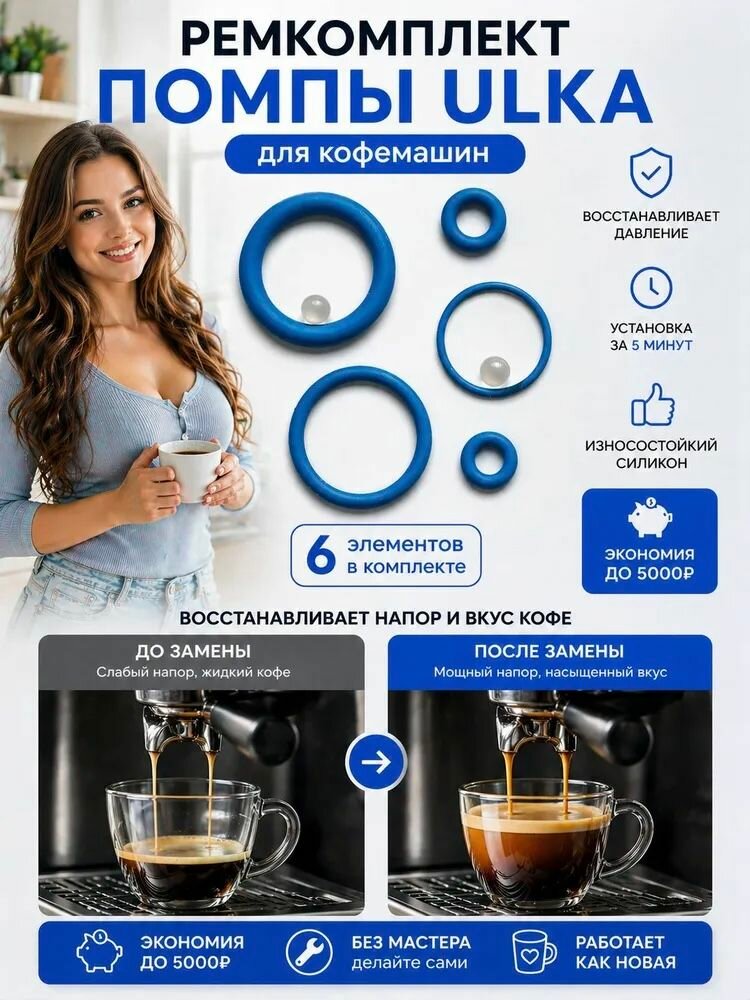 Ремкомплект помпы ULKA кофемашин
