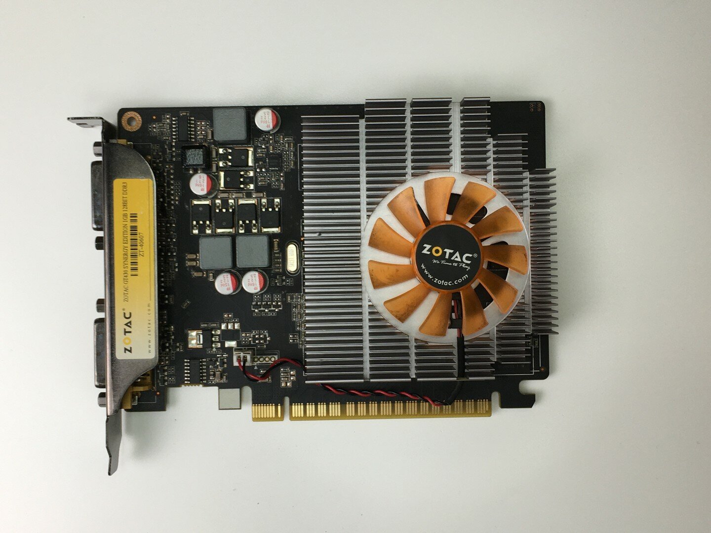 Видеокарта 1Gb GeForce 430 GT, ZOTAC GT430 SYNERGY EDITION 1 GB 128BIT DDR3, PCI-E