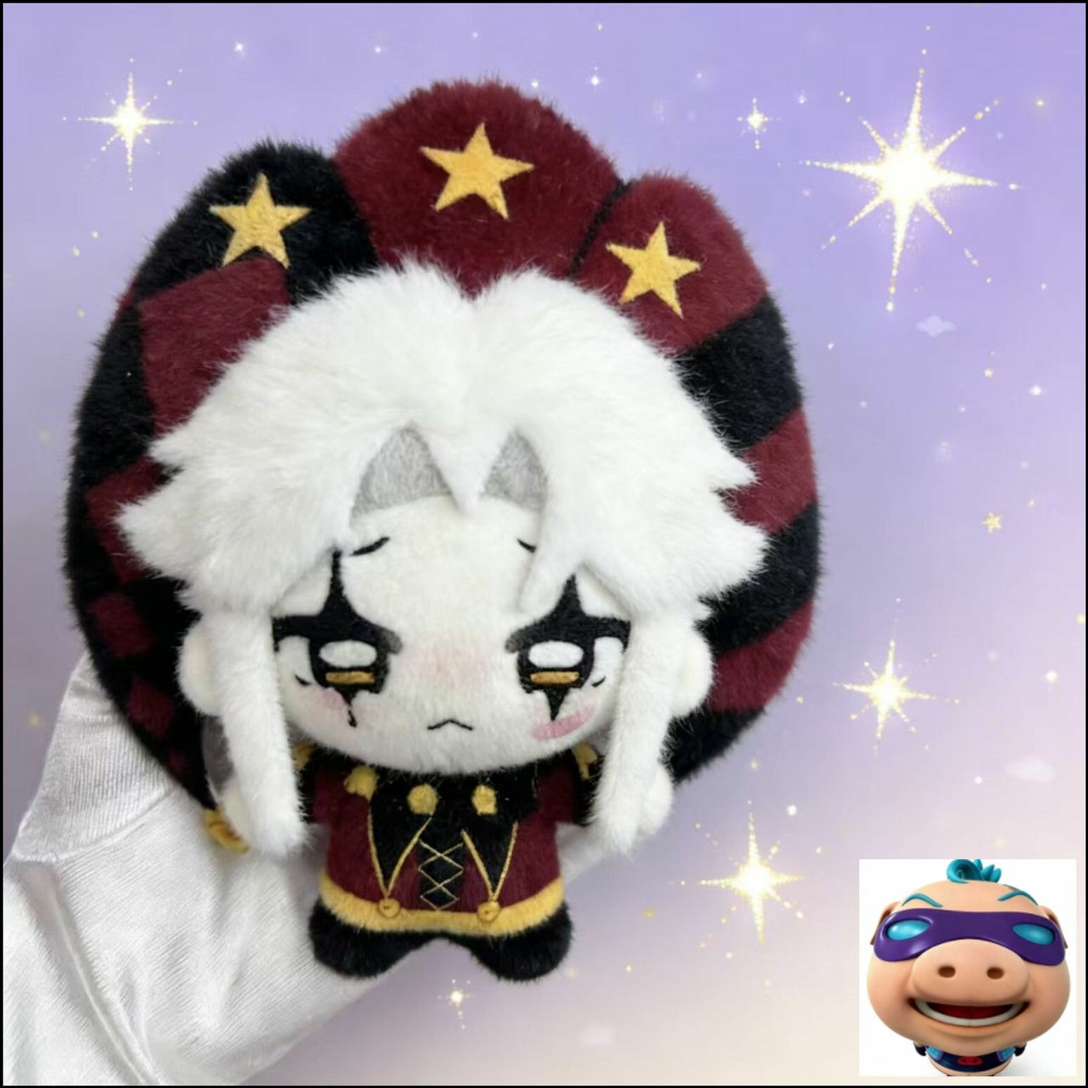 10cm The Freak Circus мягкие игрушки аниме ; pierrot мягкая игрушка