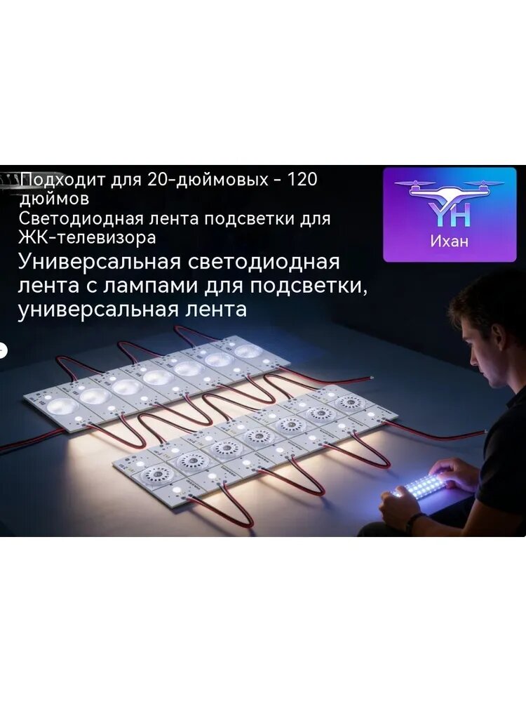 Телевизор 8″, белый