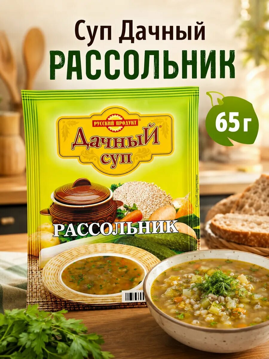 Суп Дачный Рассольник 65 г Русский Продукт