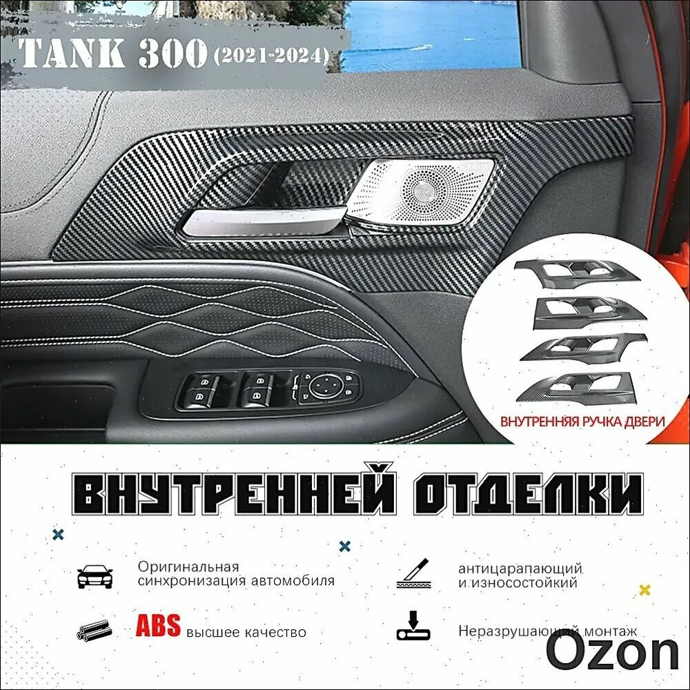 Защита внешних частей автомобиля, 1 шт.