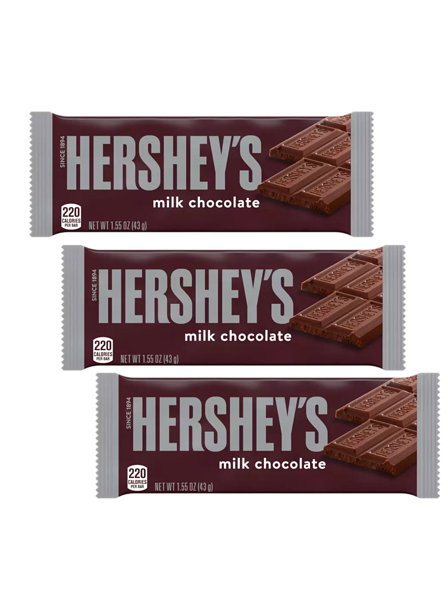 Шоколад Hershey's cookies and chocolate / Хершес молочный кукис и шоколад, 3шт х 40г