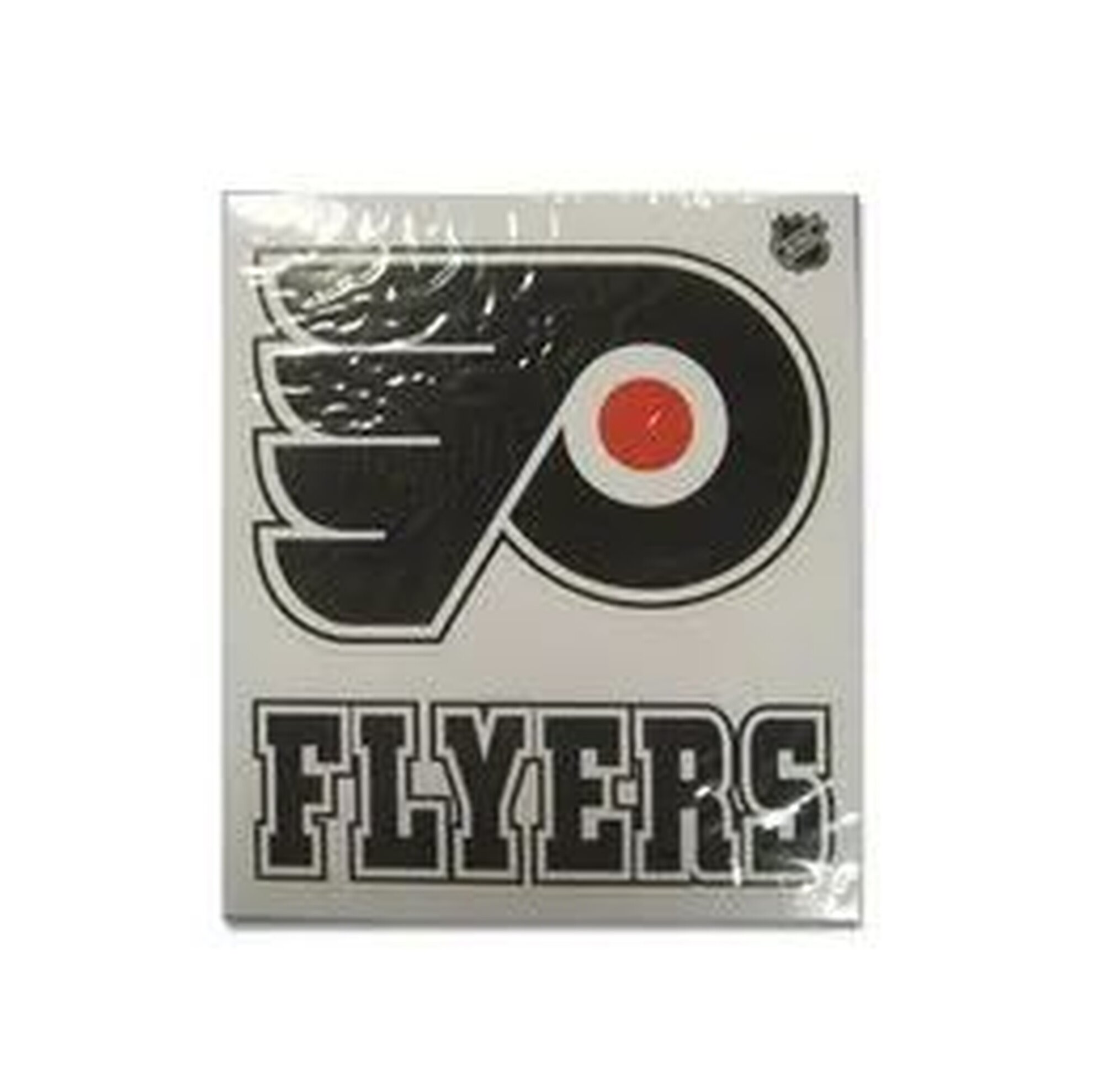 Наклейка с символикой NHL ХК Philadelphia Flyers, цвет черный
