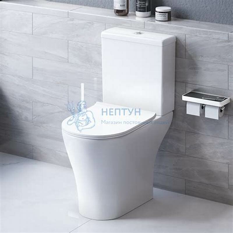 BOWL. Унитаз-компакт, безободковый, 650 × 380 × 840 мм, дюро, микролифт