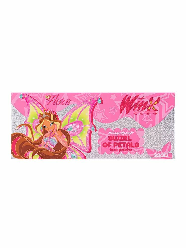 SODA Палетка для лица Swirl Of Petals #magicalpower. Коллекция Winx
