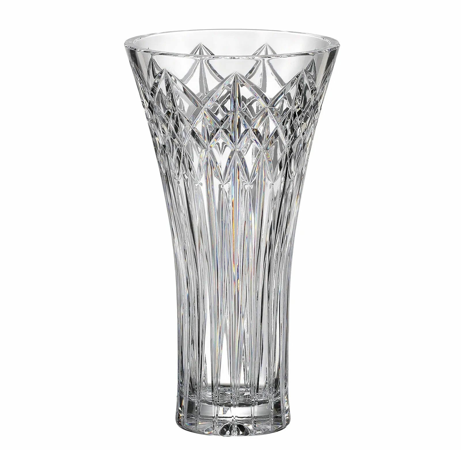 Ваза "LENAS", 30,5 см, прозрачная, стекло, Crystal Bohemia/ БСС0778