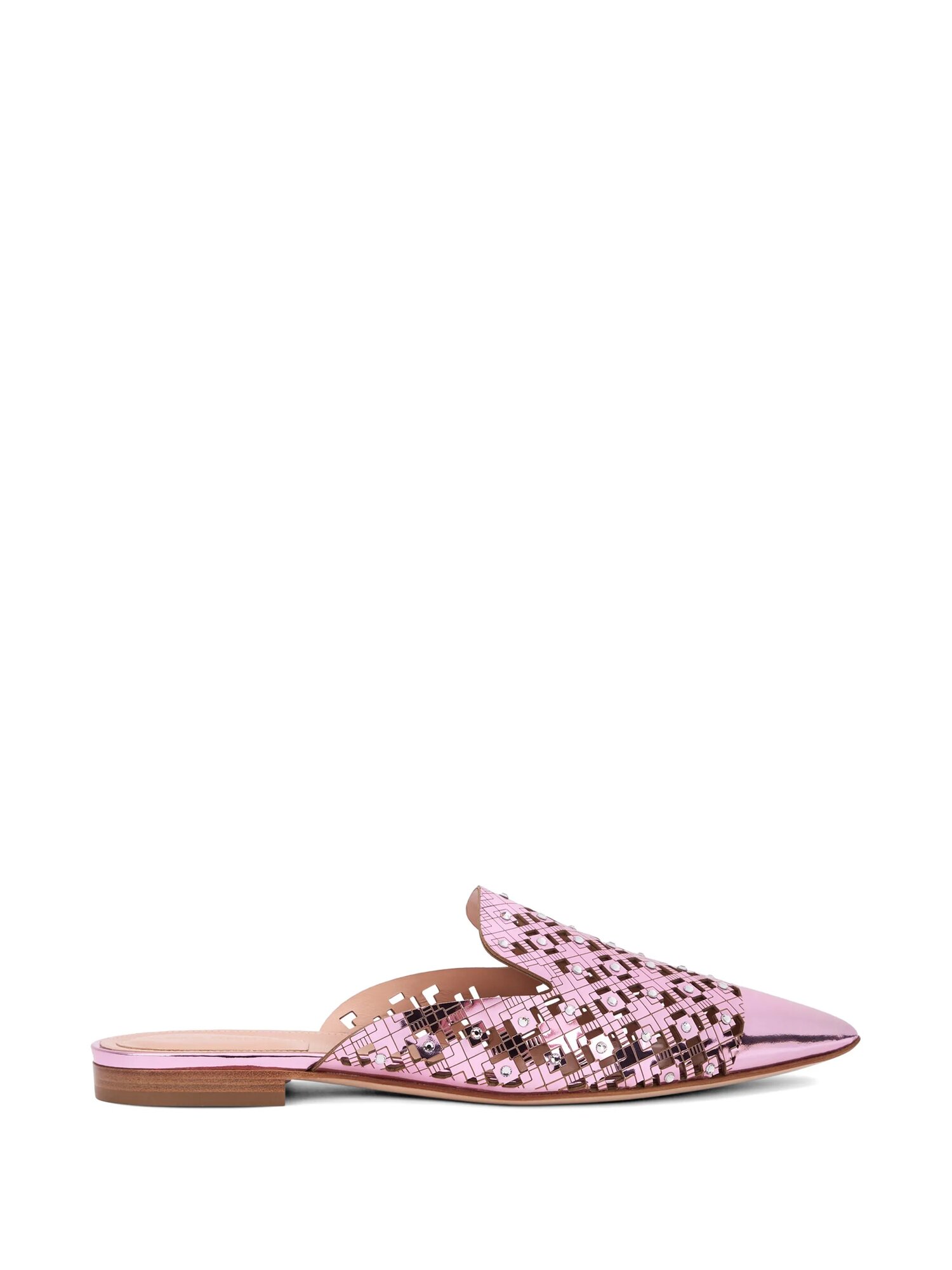 Мюли Crystal-embellished laser-cut mules