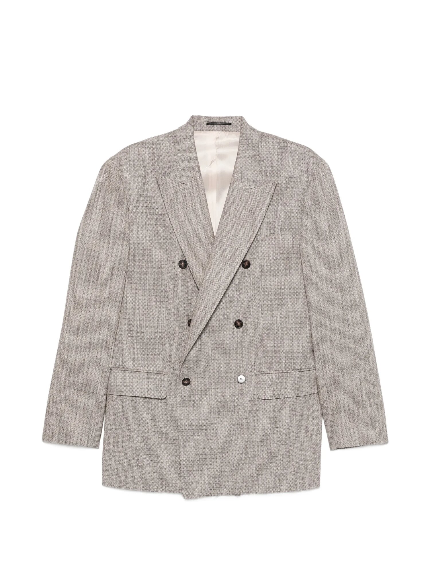 Пиджак Double-breasted peaked-lapel blazer