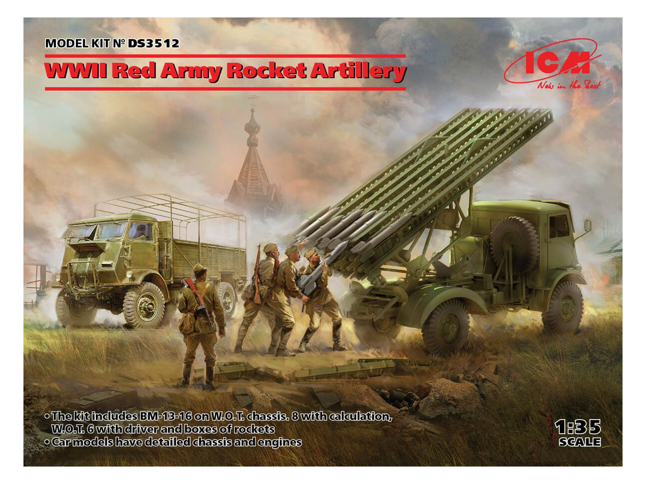Реактивная артиллерия Красной Армии II МВ 1:35 DS3512