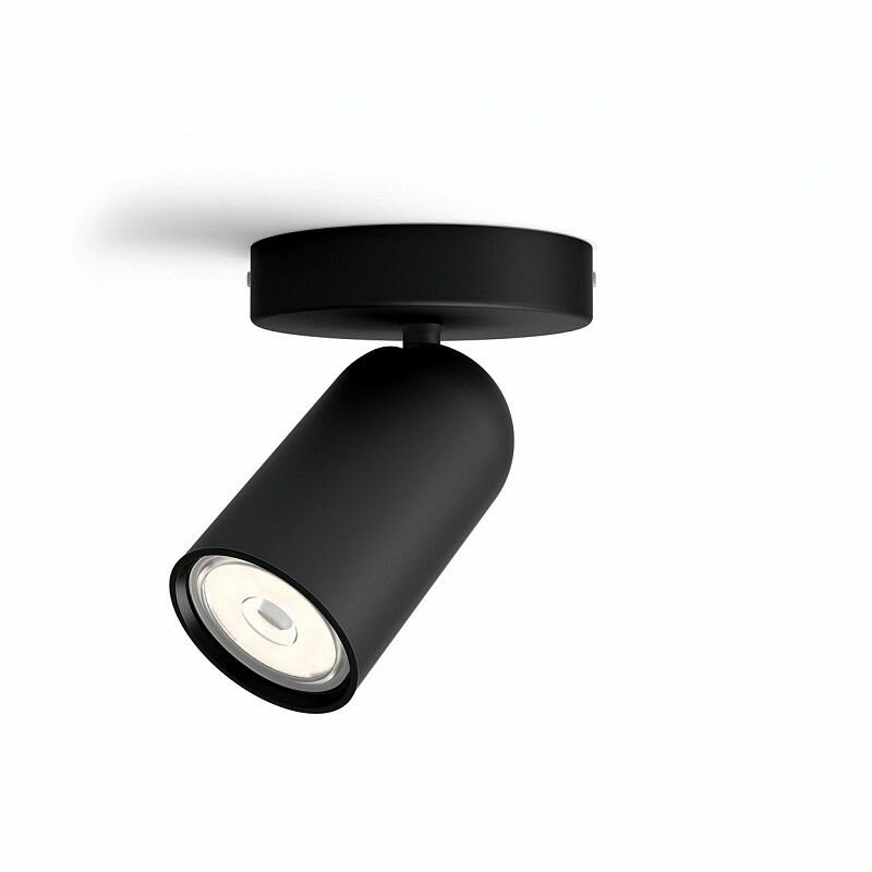 Потолочный светильник Philips PONGEE single spot black 1xNW 230V 915005530701