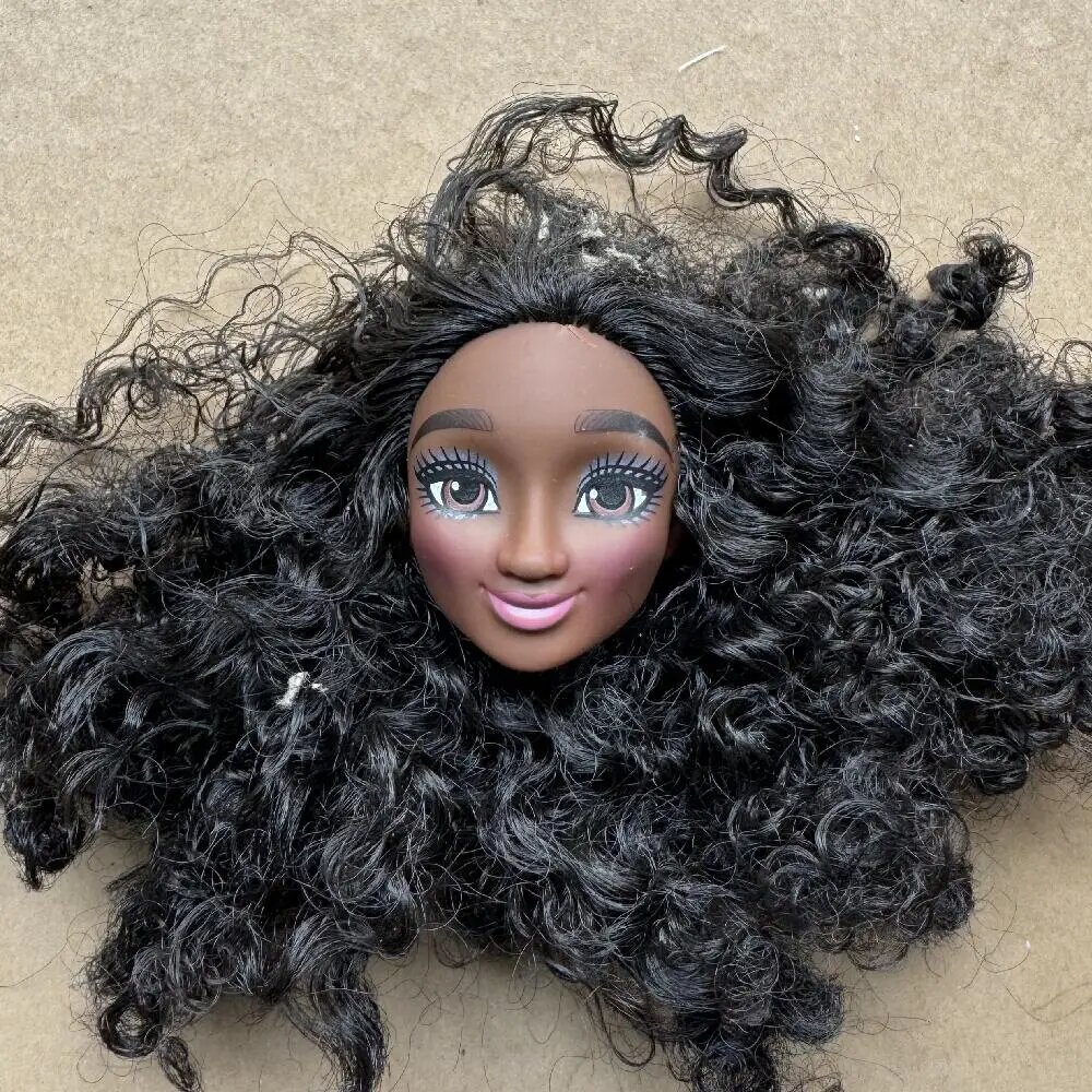 Голова куклы принцессы/принца 1/6 Hasbro Черный, head 26