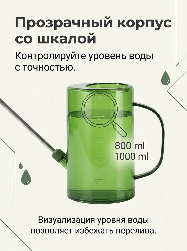 Лейка, 1.0 л 1 шт — фото 1
