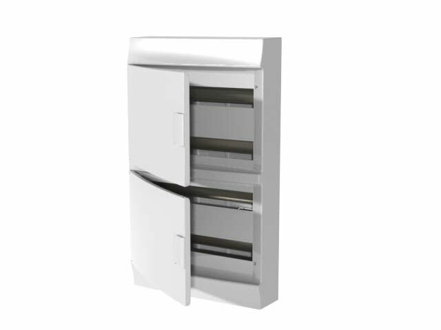 Щиток настенный ABB Mistral41 72М белая (297х659х119) 1SPE007717F9979