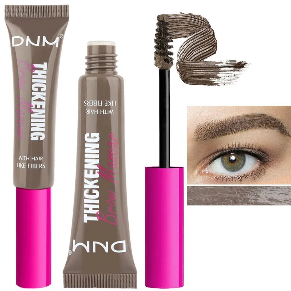 NYX PROFESSIONAL MAKEUP - DNM Густо нанесите тушь для ресниц, утолщающую брови, Гель для бровей, 3шт.