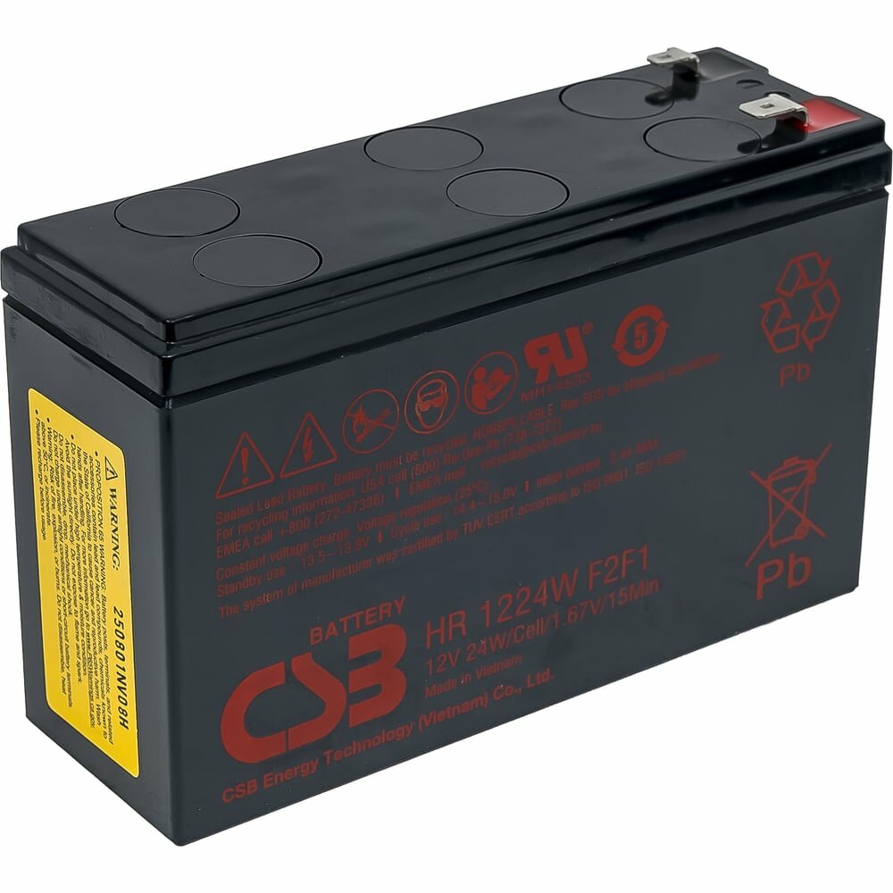 Аккумулятор для ИБП CSB HR1224W F2 F1 УТ-00000114
