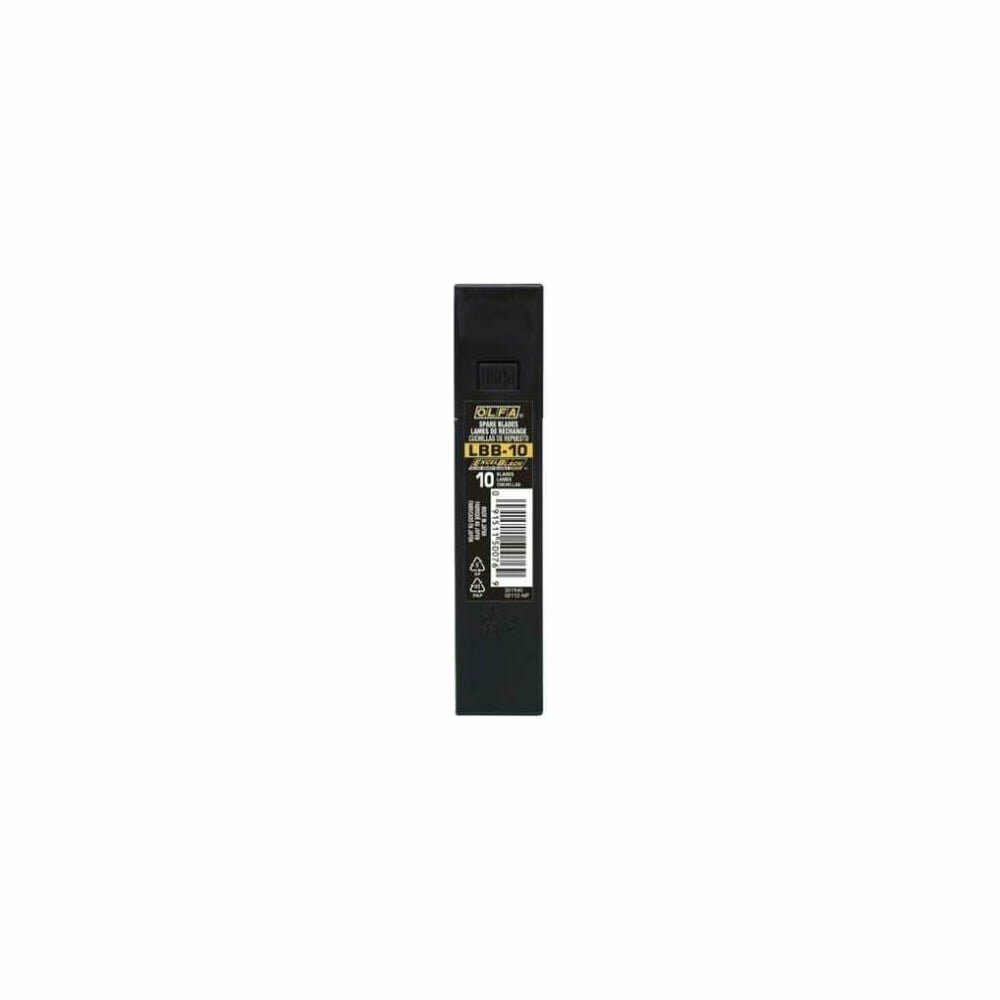 Сегментированные лезвия OLFA Excel black 18 мм, 50 шт, в боксе OL-LBB-50 — фото 1