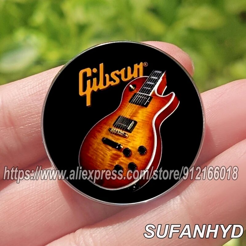 Брошь-гитара Gibson из нержавеющей стали SUFANHYD