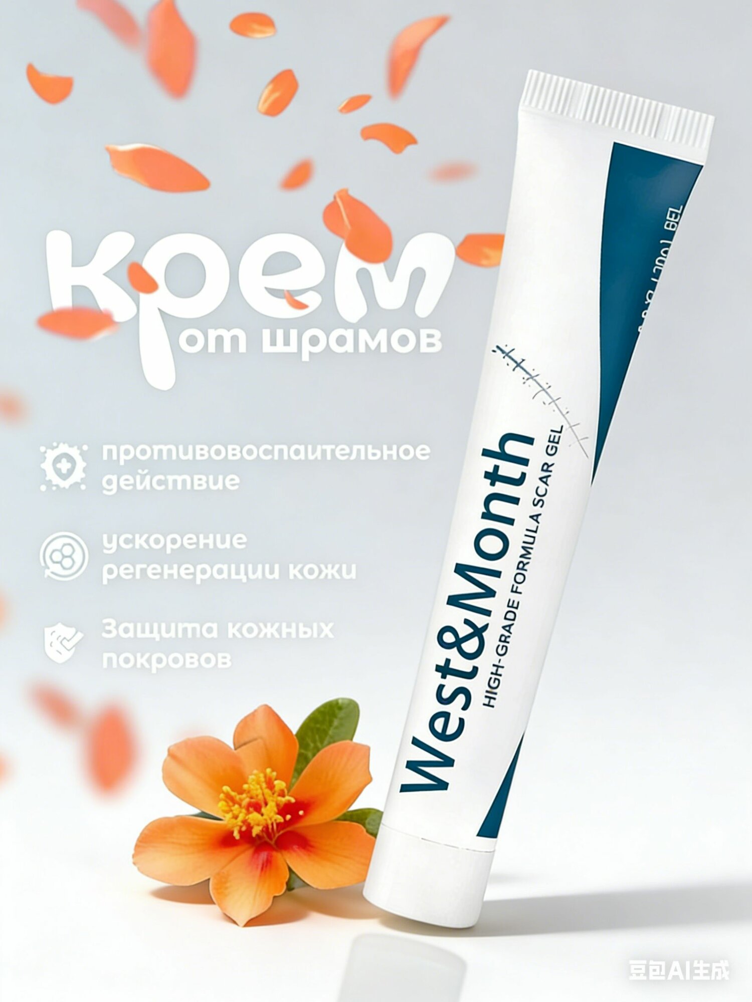 Гель от шрамов и рубцов от растяжек