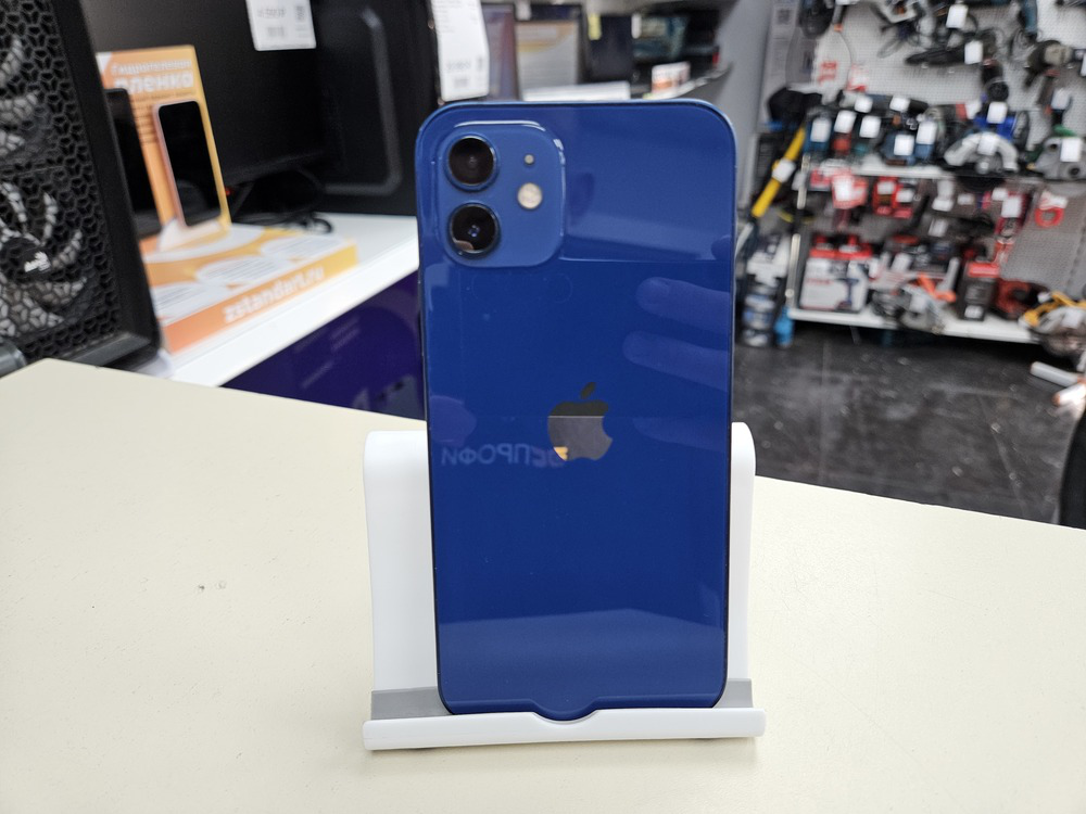 Смартфон Apple iPhone 12 128Gb Blue (SIM+eSIM), Б/У, уценка