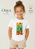 Футболка ONYX PRINTS, размер 116, белый