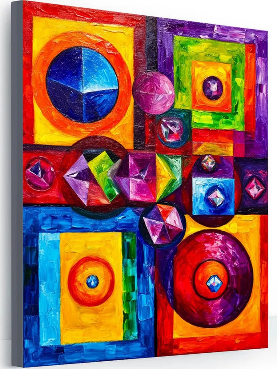 Картина на стену для интерьера "Абстракция", на подрамнике, 40 x 50 см