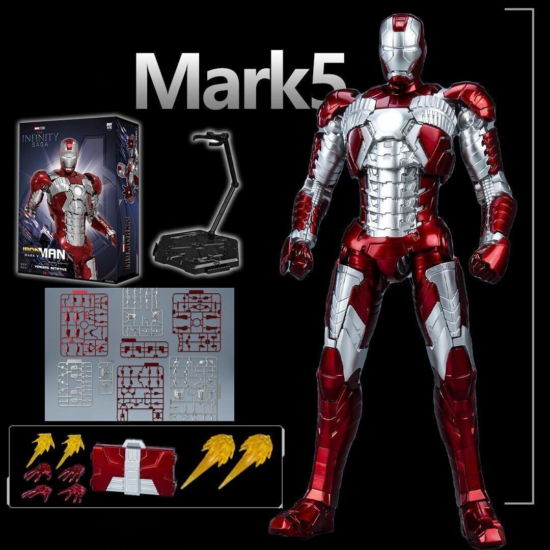 Fondjoy 1/12 Mark5 Железный человек Сборная модель Игрушка