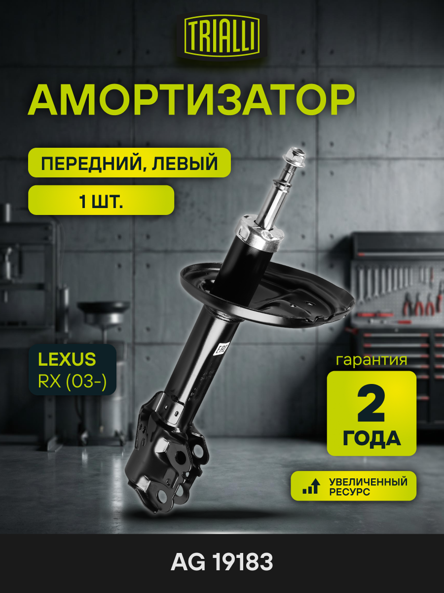 Амортизатор для Lexus RX (03-) (стойка) передний левый