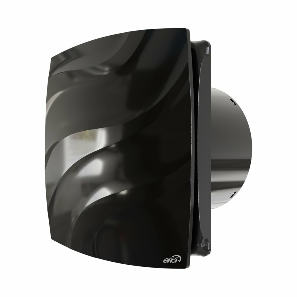 Вентилятор накладной ERA WAVE D100 Black classic WAVE 100 Black classic