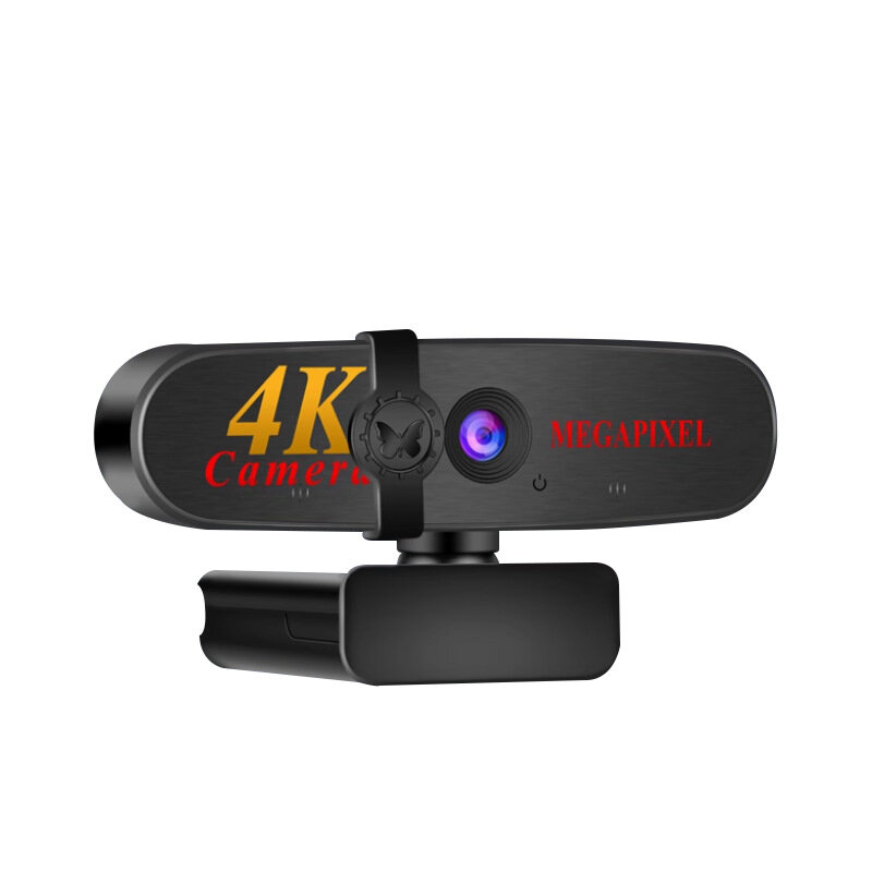 Веб-камера G43 с разрешением 4K, автофокусом и встроенным микрофоном для видеозвонков, стриминга и онлайн-уроков —