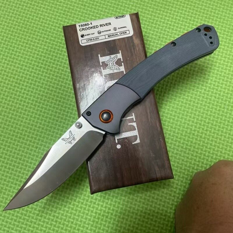 Benchmade15080-1 Портативный карманный складной нож для выживания на природе, подходит для очистки и нарезки фруктов