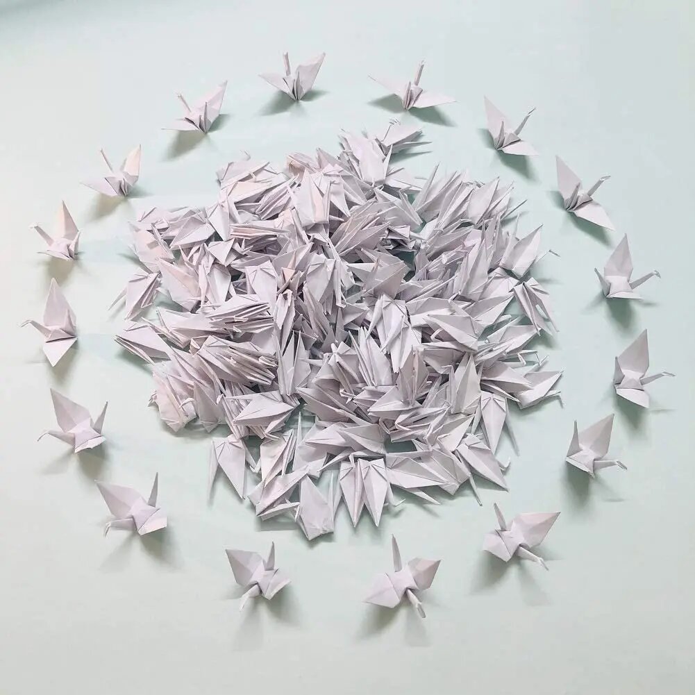 Бумажные краны для декора 150 шт 10CM, White