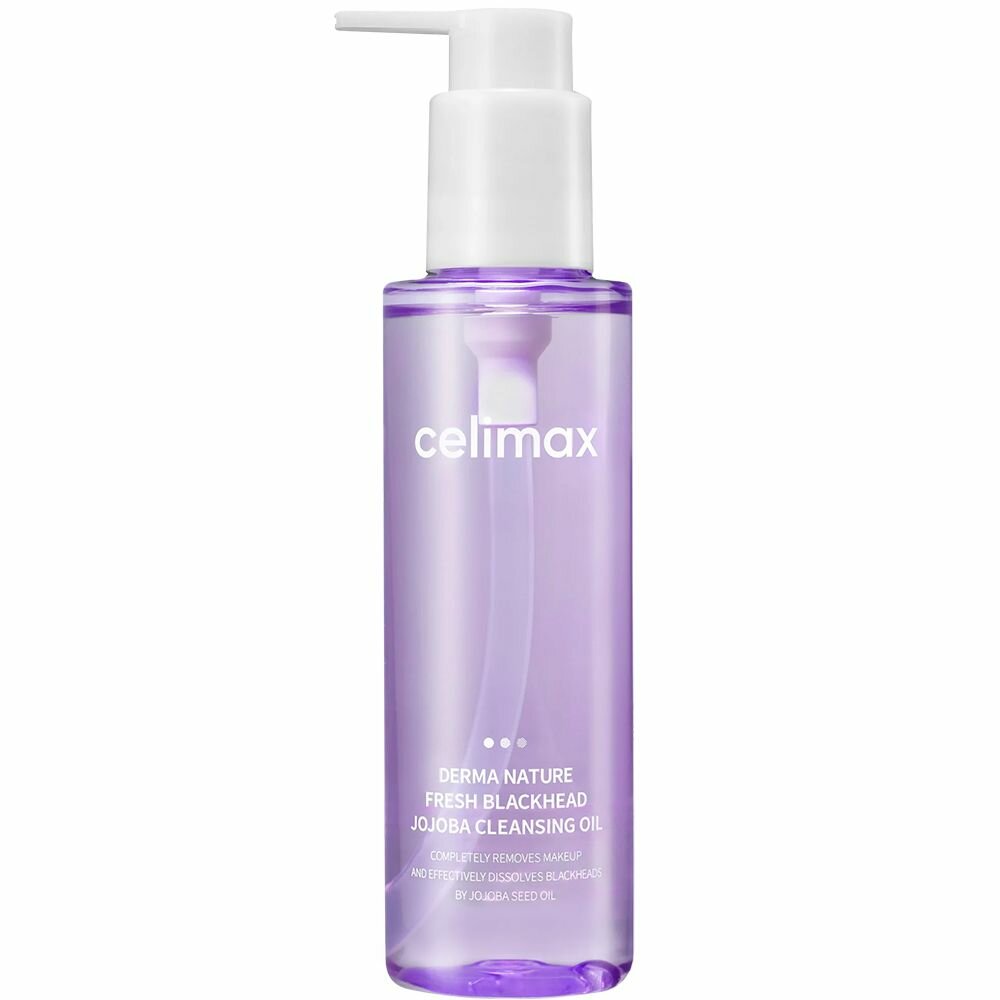 CELIMAX Гидрофильное масло для снятия макияжа Derma Nature Fresh Blackhead Jojoba Cleansing Oil