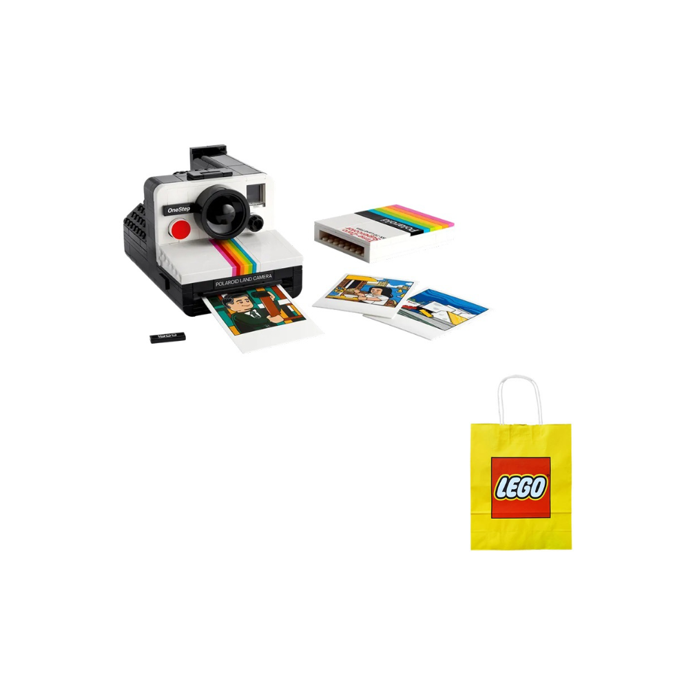 LEGO IDEAS Polaroid OneStep Полароид Мгновенная печать Фотоаппарат Сборный конструктор 516 шт. 21345