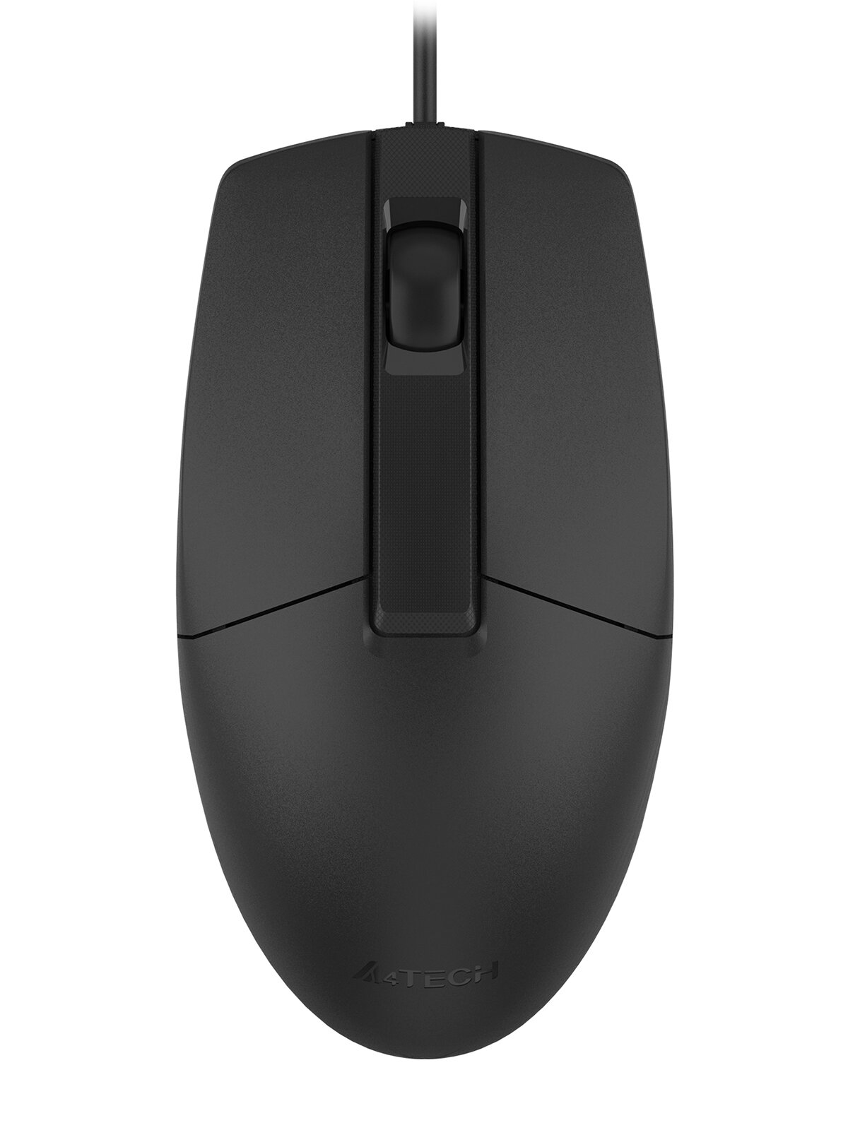 Мышь A4TECH OP-330, оптическая, проводная, USB, черный [op-330 (black)]
