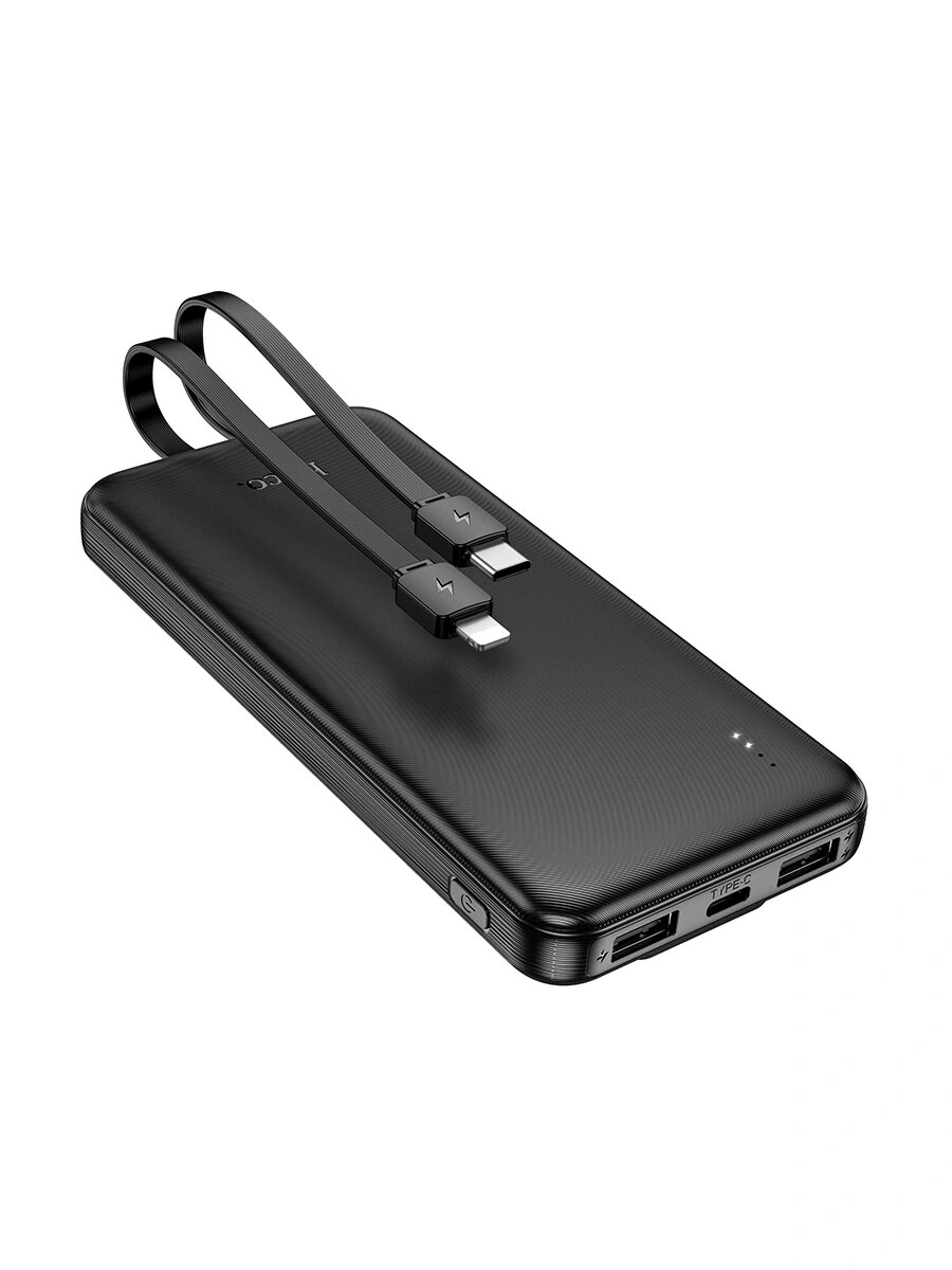Внешний аккумулятор (Power Bank) Hoco J118, 10000мAч, черный
