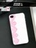 Чехол на Apple iPhone 4/4S / Айфон 4/4S с принтом Розовое кружево и горошек