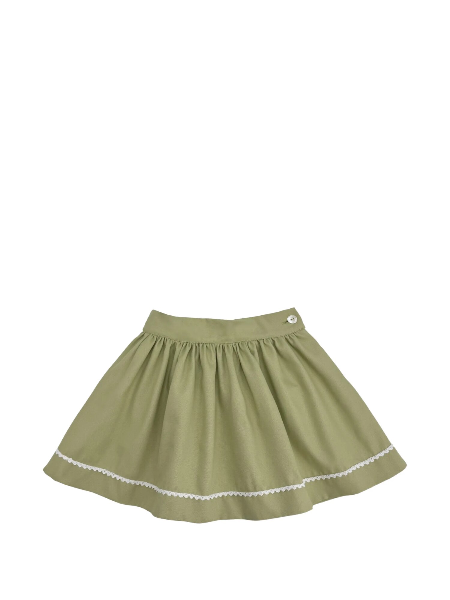 Юбка Lace-trim gathered skirt