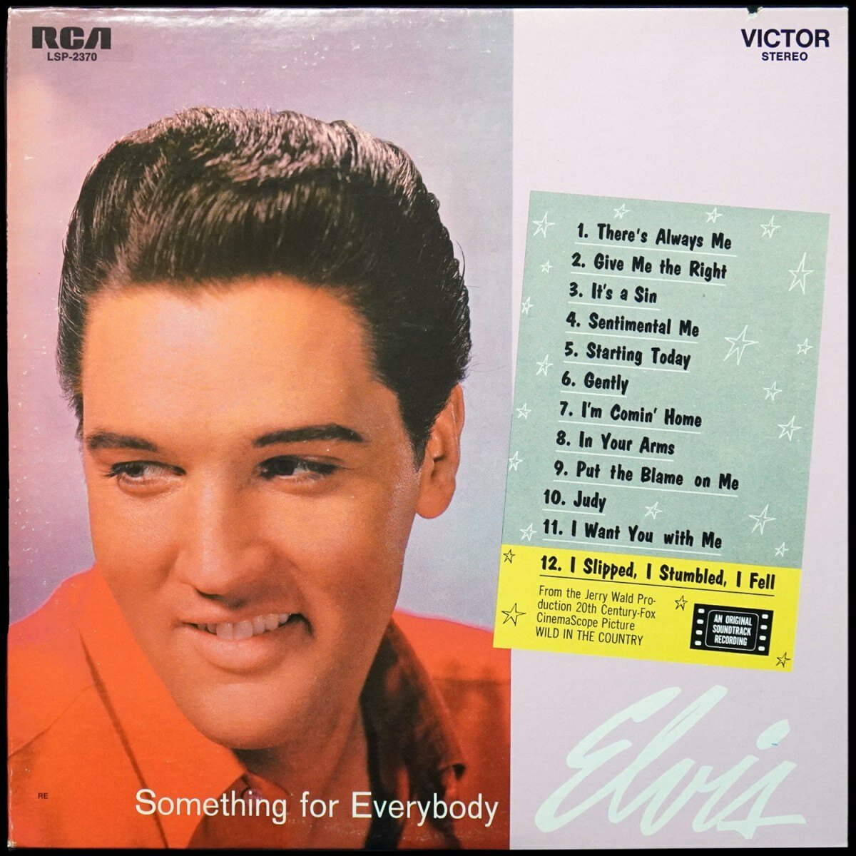 Виниловая пластинка RCA Elvis Presley – Something For Everybody