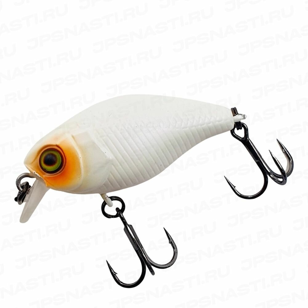 Японский воблер крэнк Jackall Micro Chubby 30, 2 г, mat bone / Воблеры на голавля / Приманки для ловли хищника