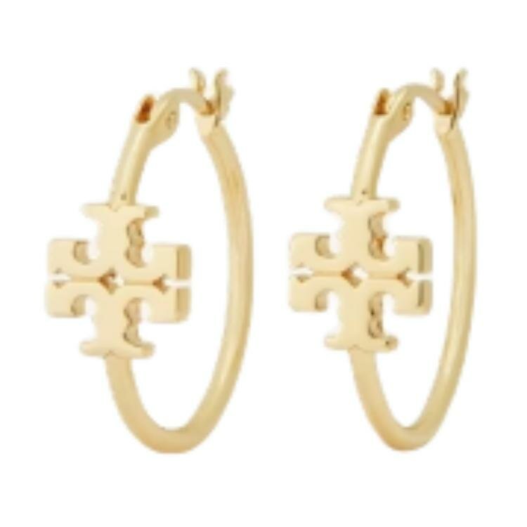 Серьги клипсы Tory Burch, металл