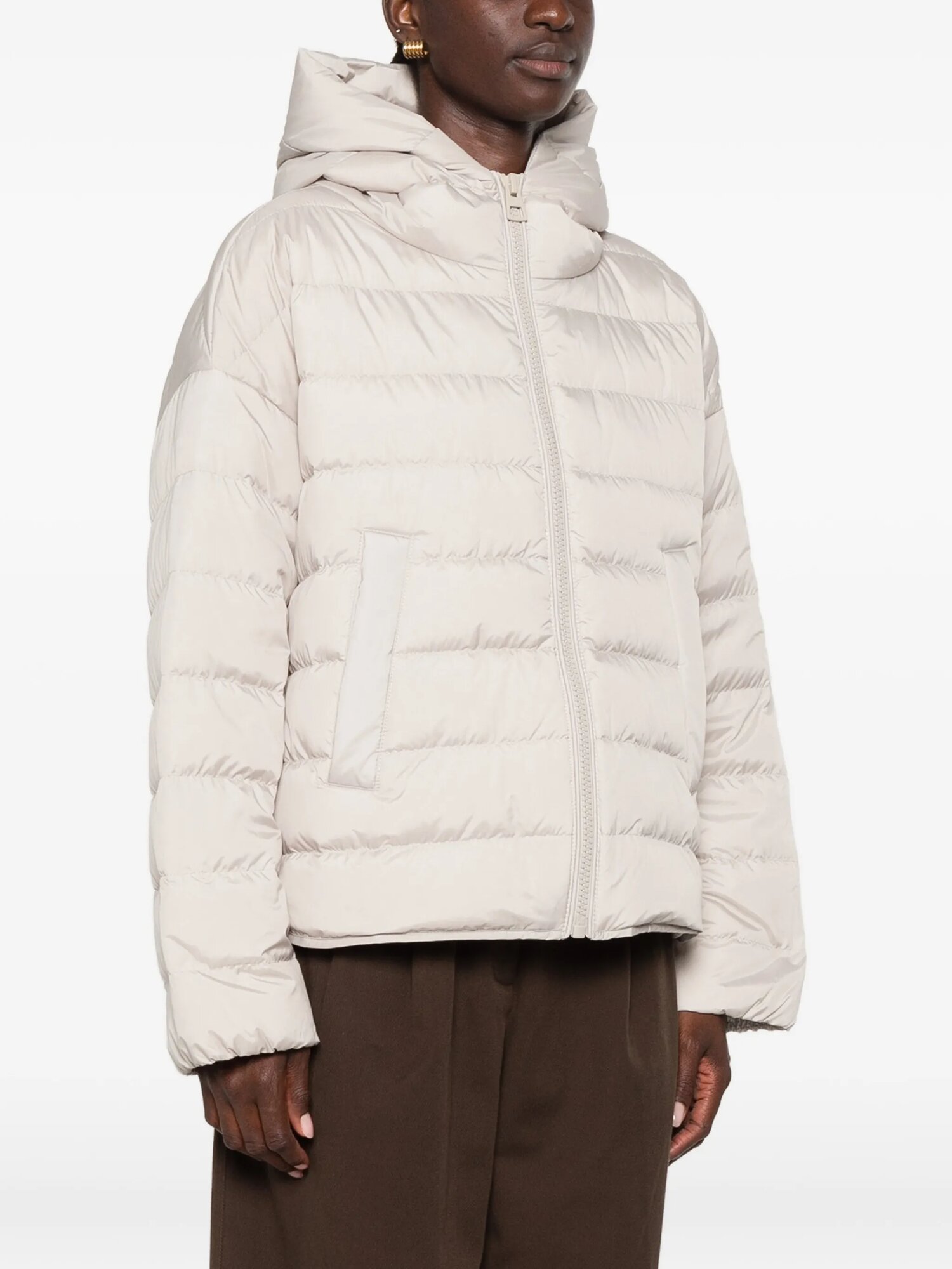 Куртка Marc O'Polo Quilted hooded jacket, размер 40 EU, разноцветный — фото 1
