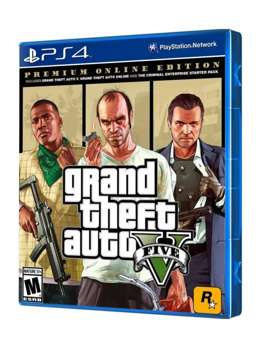 PS4 игра Grand Theft Auto V: Premium Edition (Русские субтитры)
