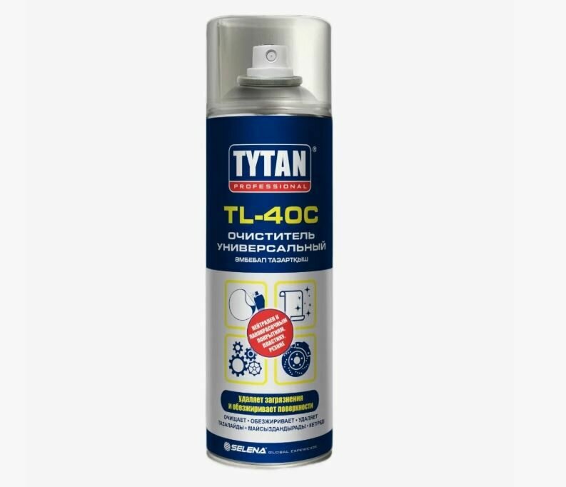 Очиститель универсальный Tytan TL-40C аэрозоль, без силикона, без ацетона 400 мл