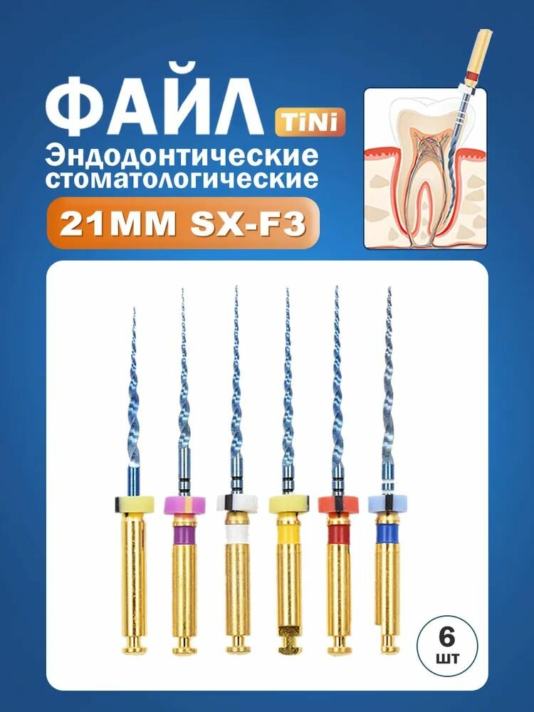 Файлы стоматологические , Активированный файл корневого канала Эндодонтические вращающиеся файлы,25mm S2
