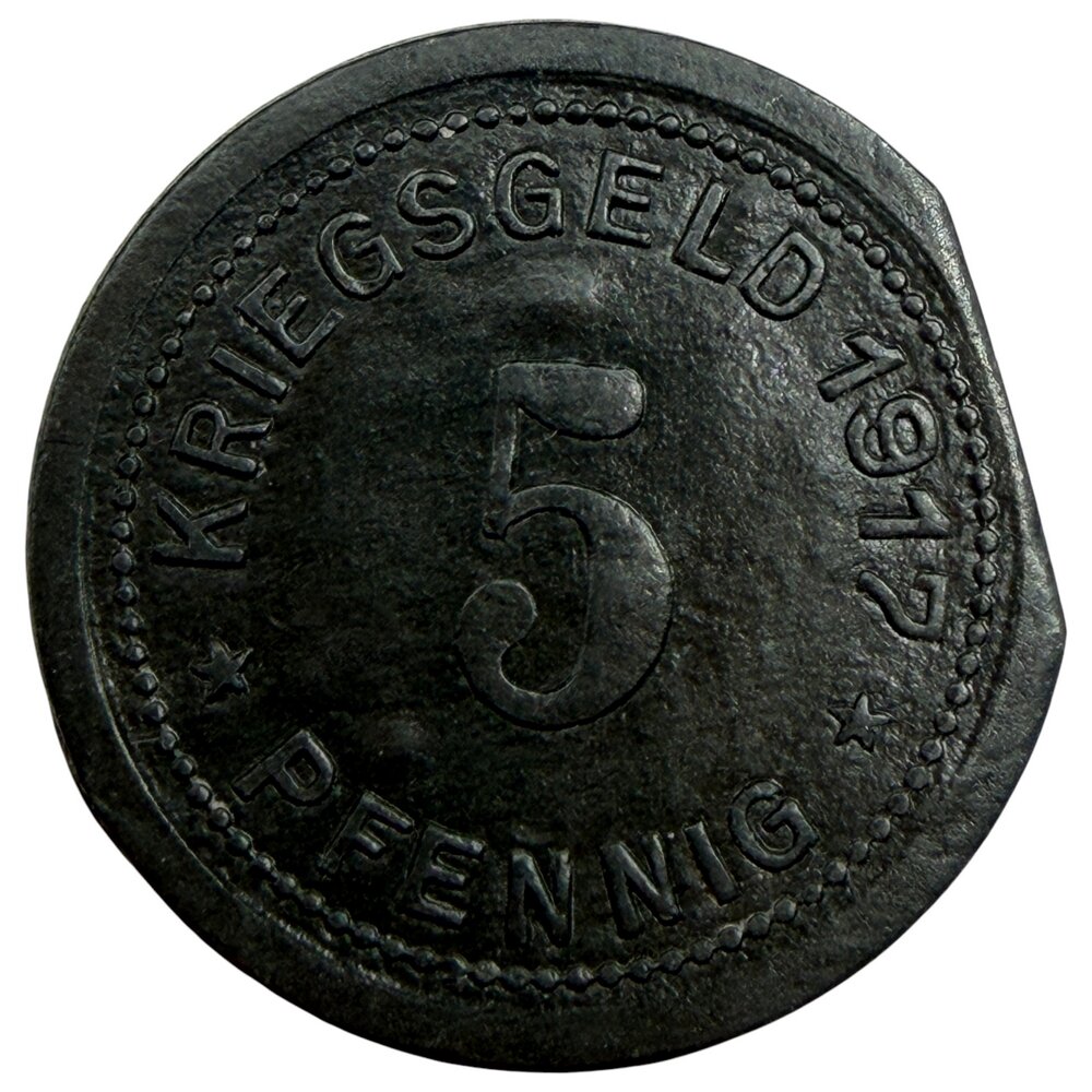 Германия, Германская империя, Олигс 5 пфеннигов 1917 г. (Лот №2)