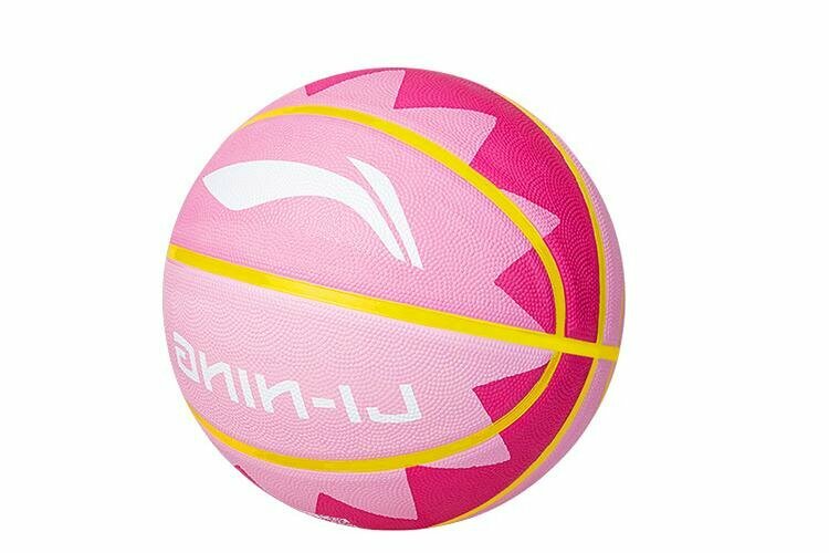 Баскетбольный мяч Li Ning Резиновый Размер 7, розовый