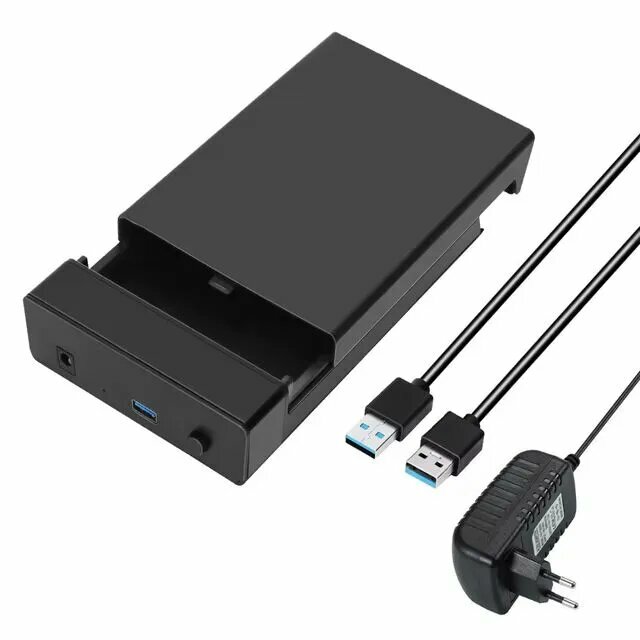 Внешний корпус для жесткого диска PALMEXX 2.5" и 3.5" SATA, USB3.0, пластик